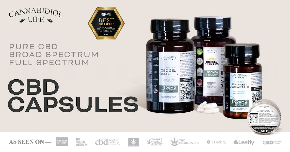 CBD Capsules For Sale | Premium & Organic - Cannabidiol Life